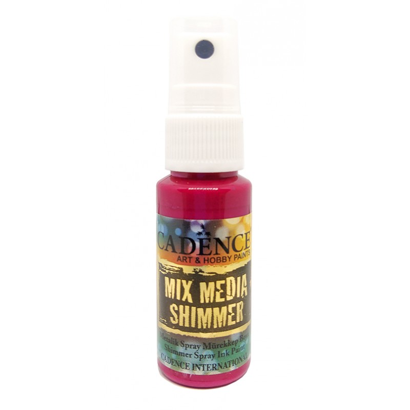 MIX MEDIA SHIMMER SPRAY MMS-07 MAGENTA 25ML — FOLKARTCL